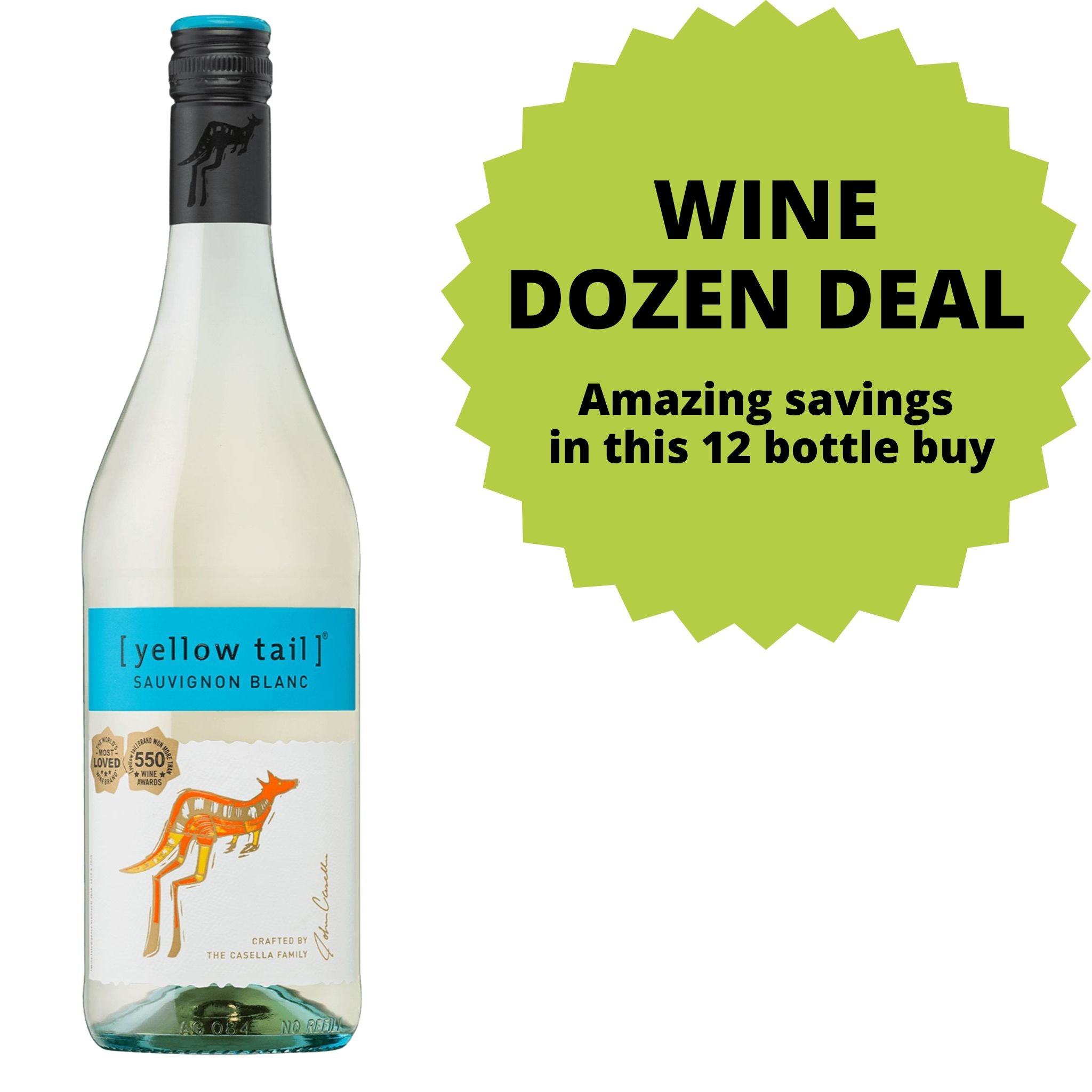 Yellow Tail Sauvignon Blanc DOZEN DEAL | Sense of Taste, Brisbane's Top Liquor Store