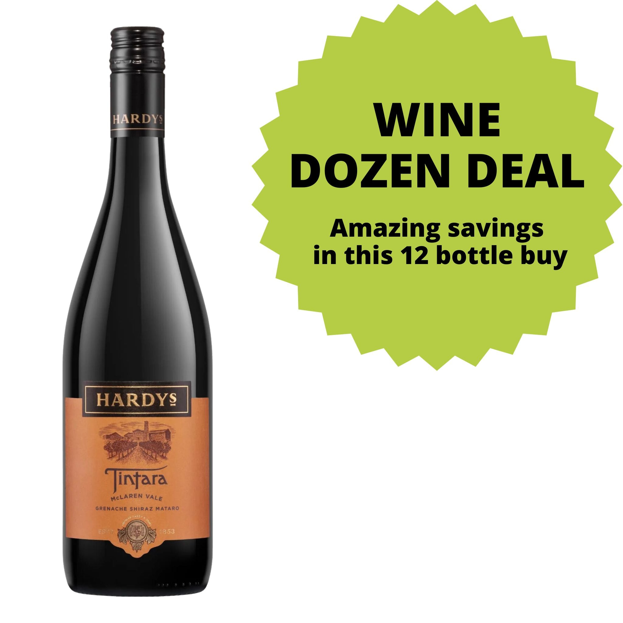 Hardys Tintara Grenache Shiraz Mataro DOZEN DEAL | Sense of Taste, Brisbane's Top Liquor Store