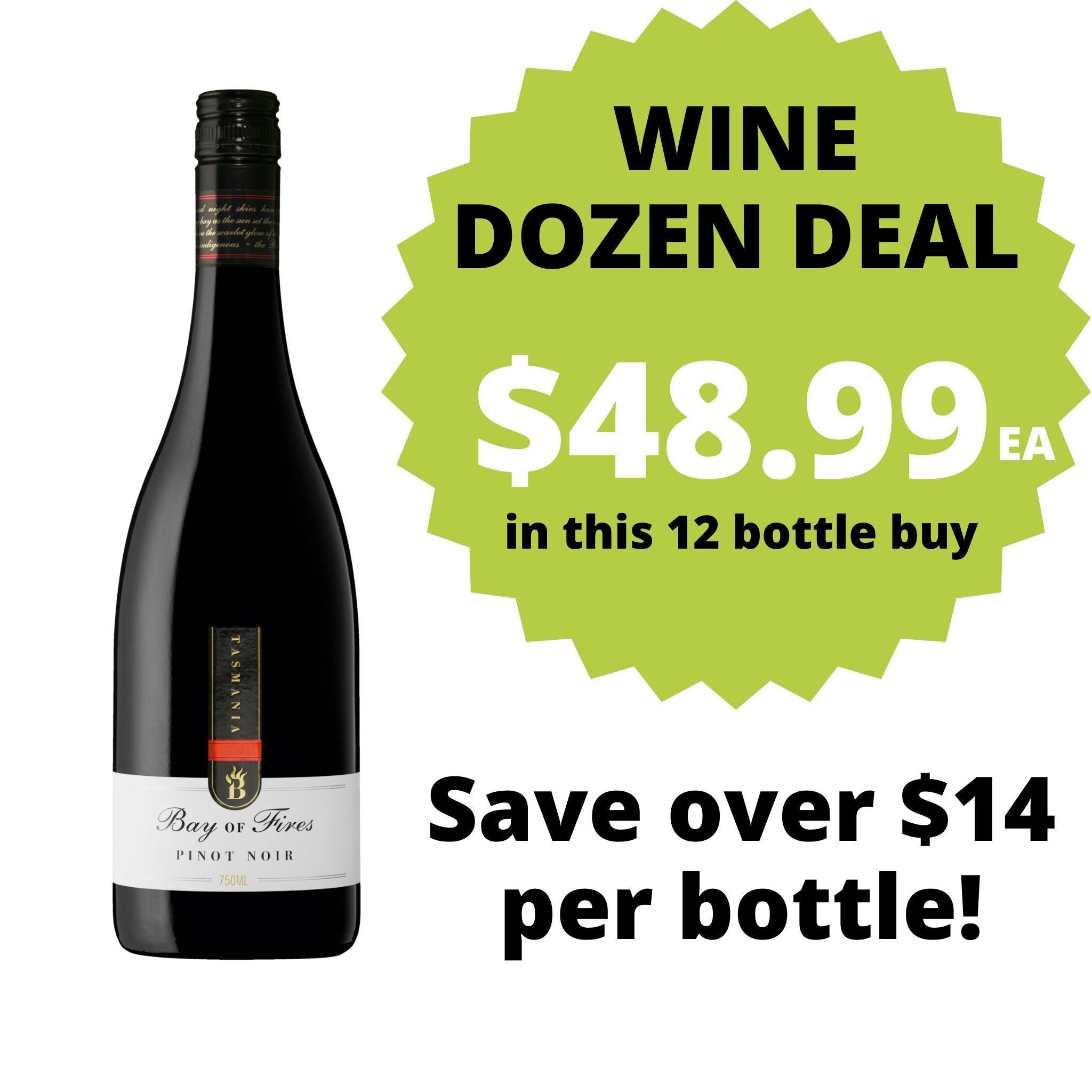 Bay of Fires Pinot Noir DOZEN DEAL | Sense of Taste