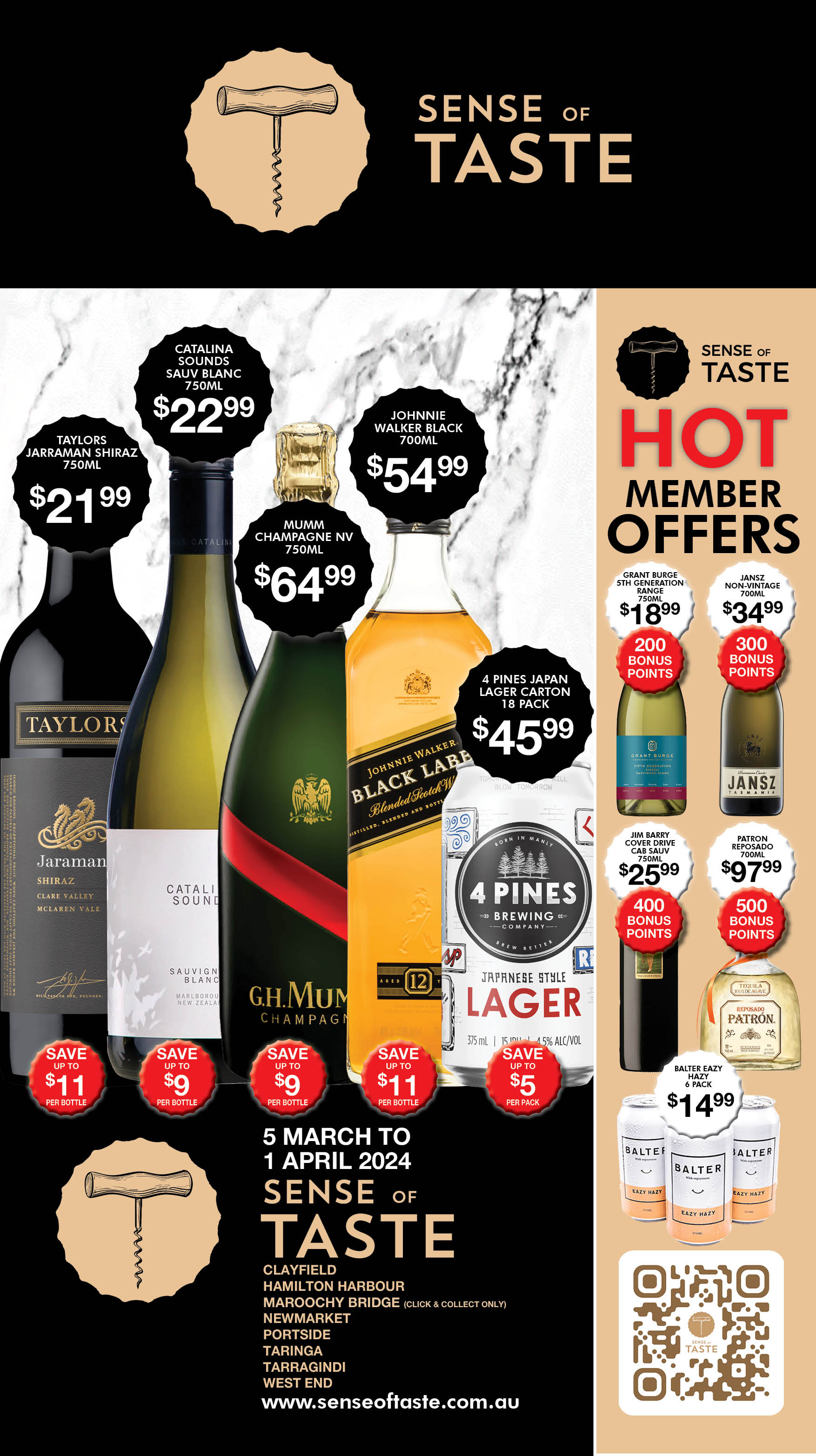 Sense of Taste Catalogue: March 05 - April 01