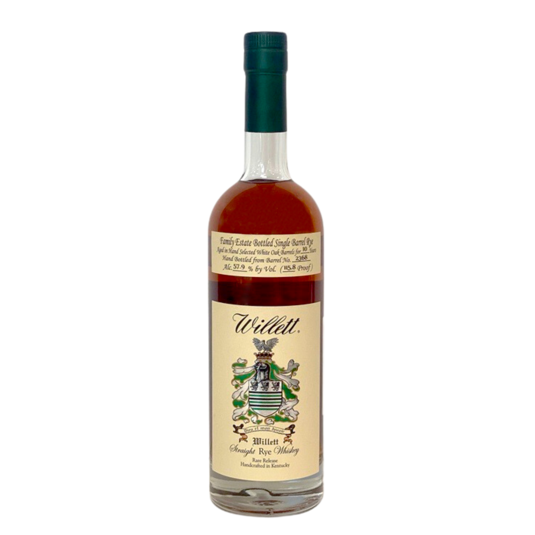 Willett Family Estate 10 Year Old Single Barrel Rye – Sense of Taste