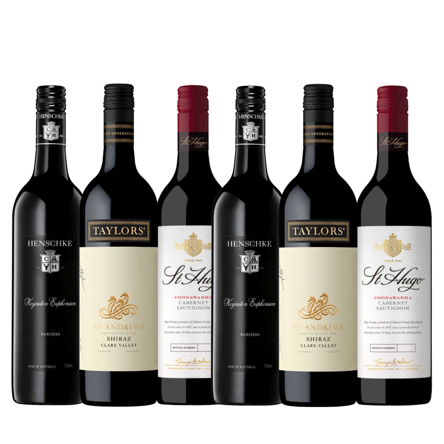 Ultimate Red Wine Bundle | Henschke, Taylor’s, St Hugo – Sense of Taste