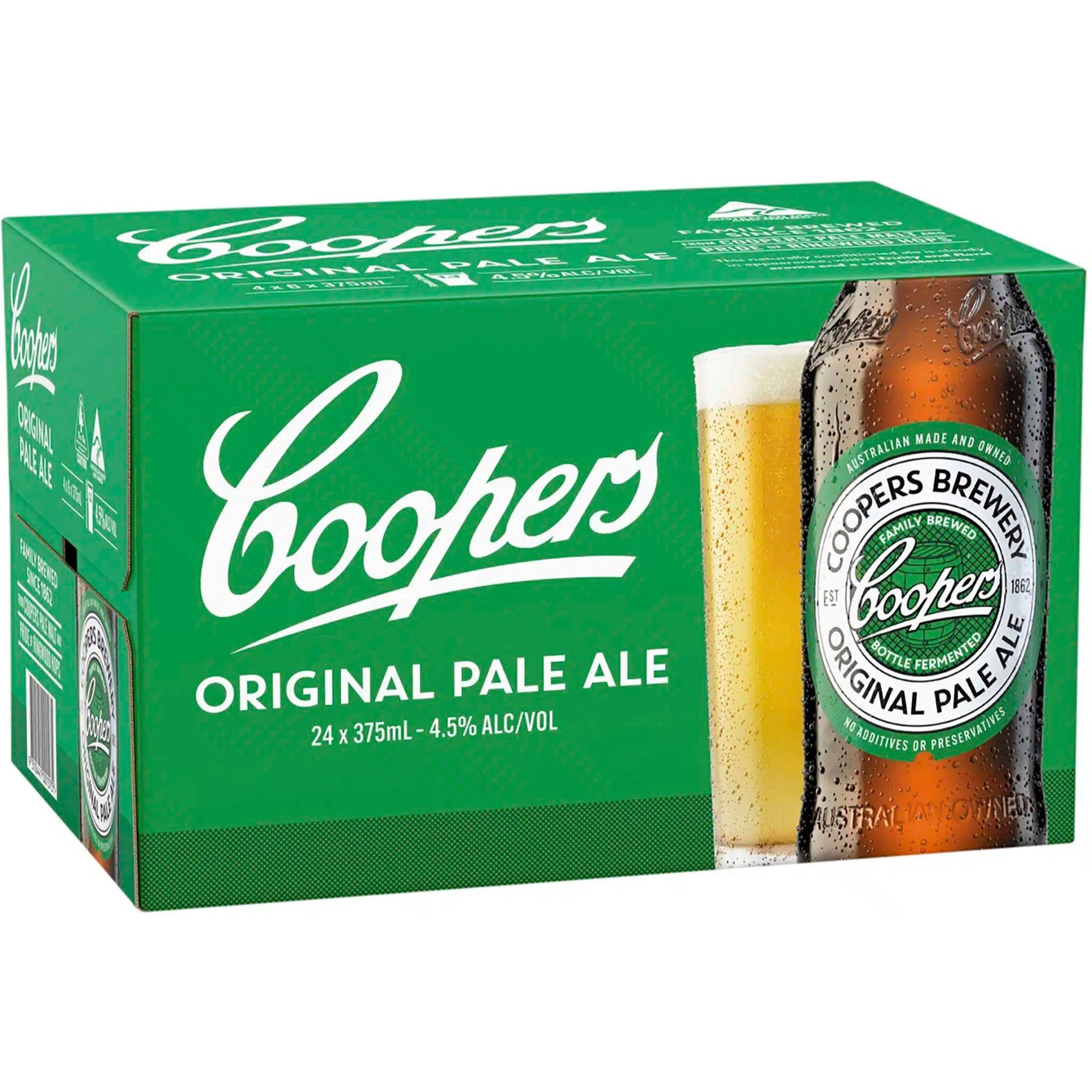 Coopers Original Pale Ale Bottles 24pk – Sense of Taste