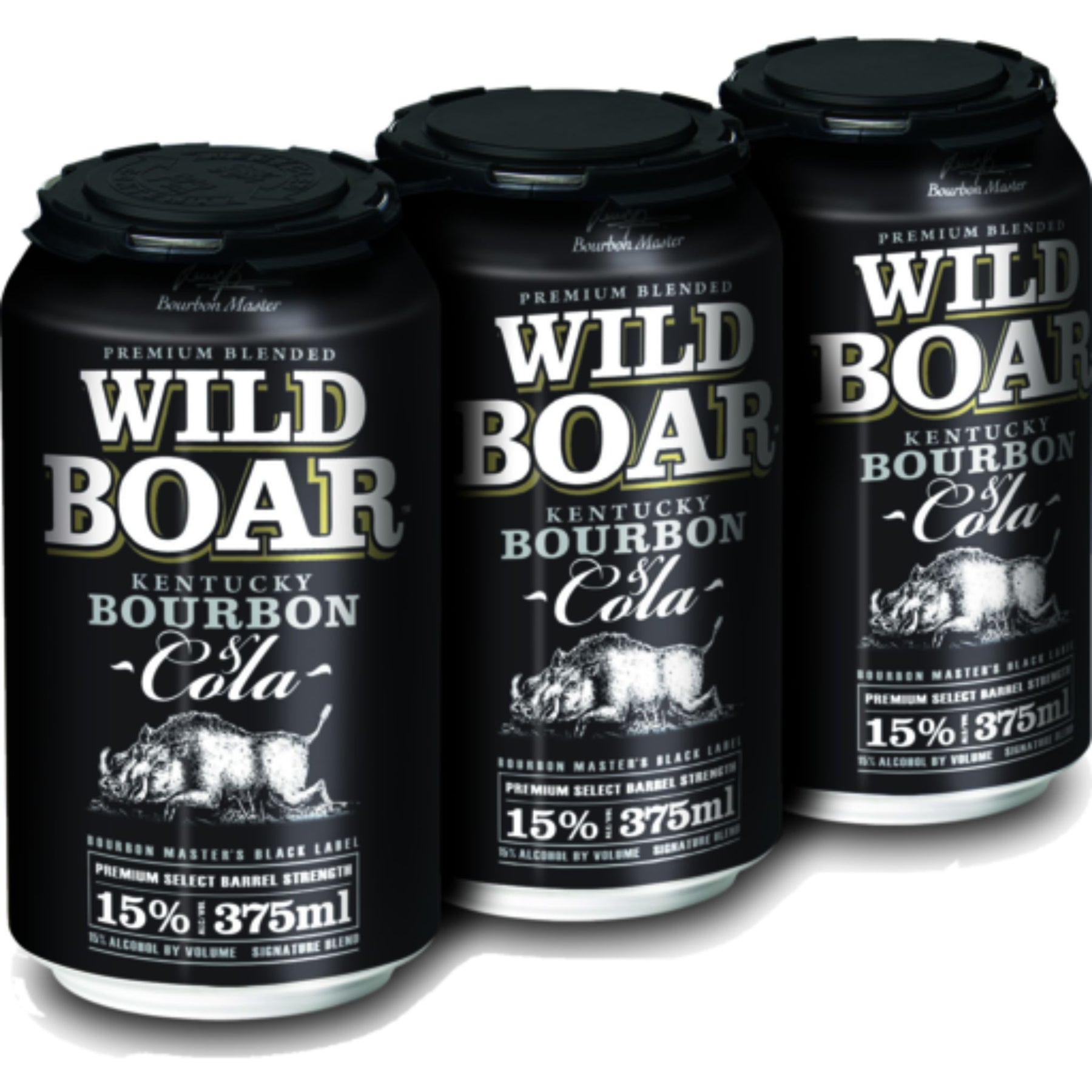 Wild Boar Bourbon Can 15% 3pk – Sense of Taste