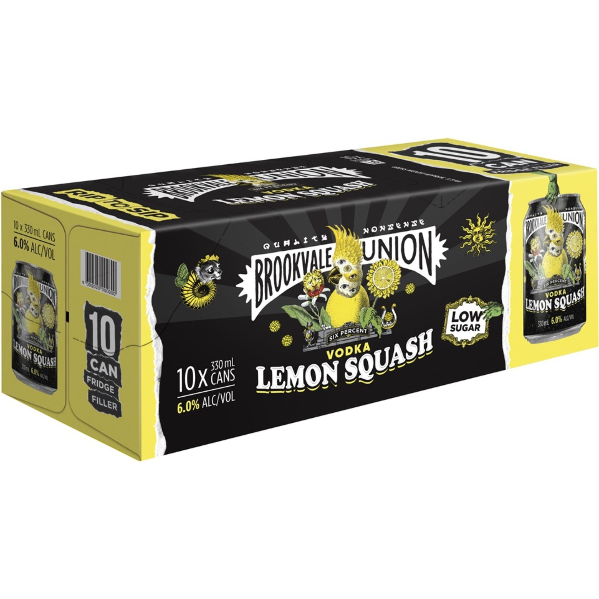 Brookvale Union Vodka Lemon Squash 10pk – Sense of Taste