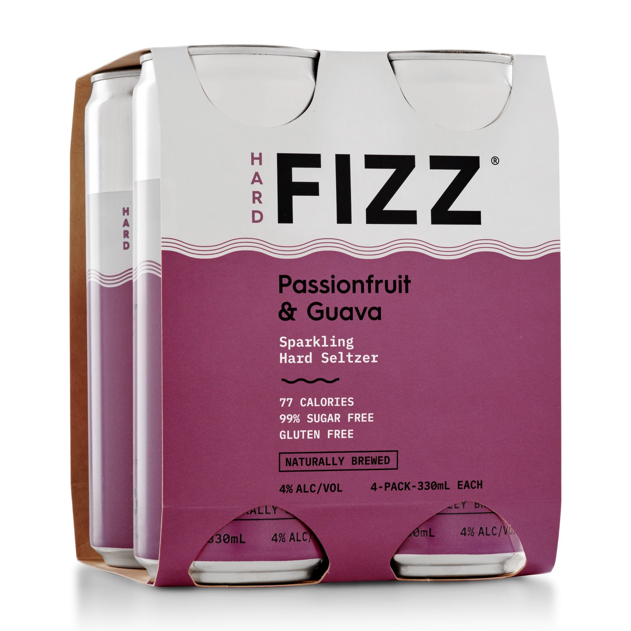 Hard Fizz Passionfruit & Guava 4pk – Sense of Taste