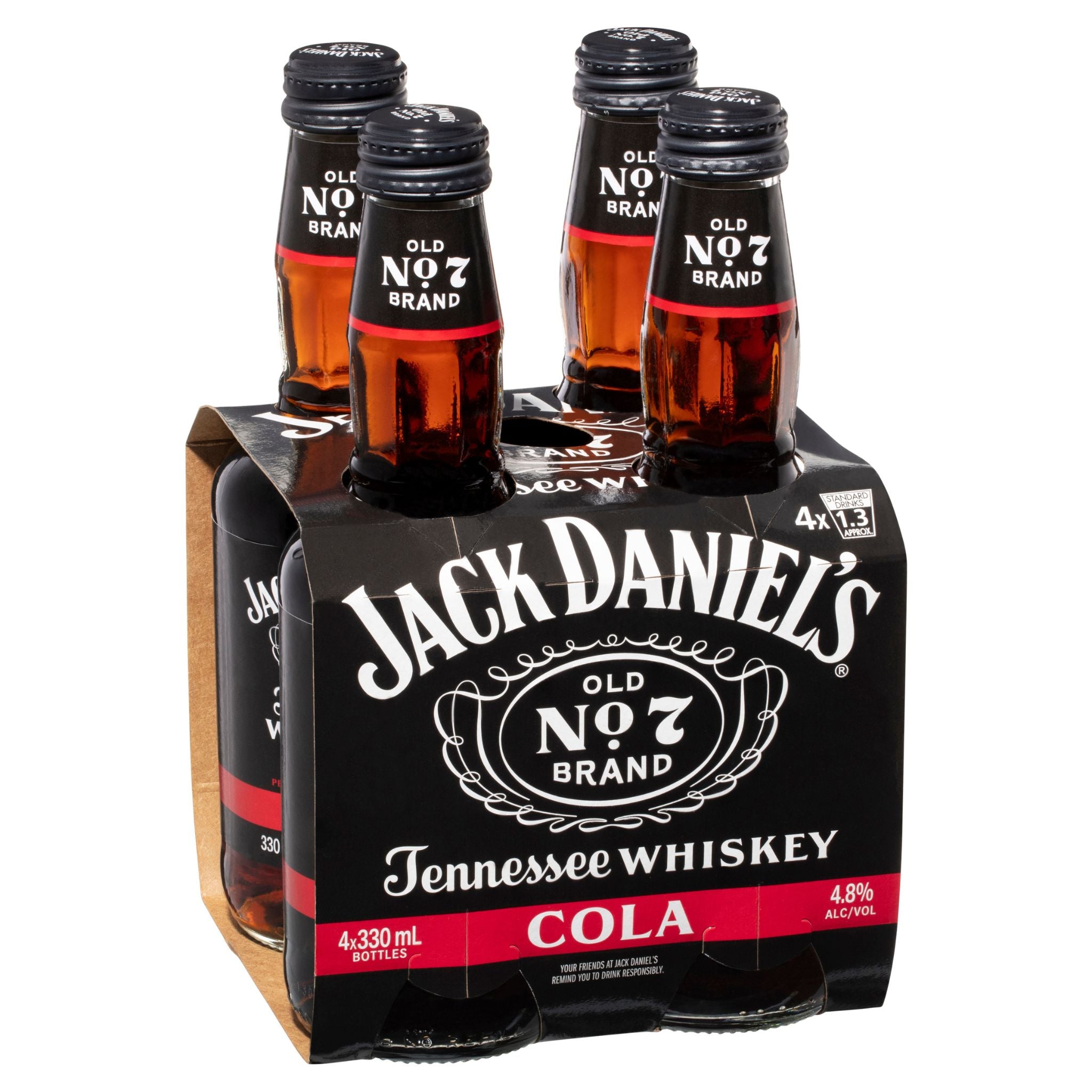 Jack Daniel's and Cola Stub 330ml 4pk – Sense of Taste