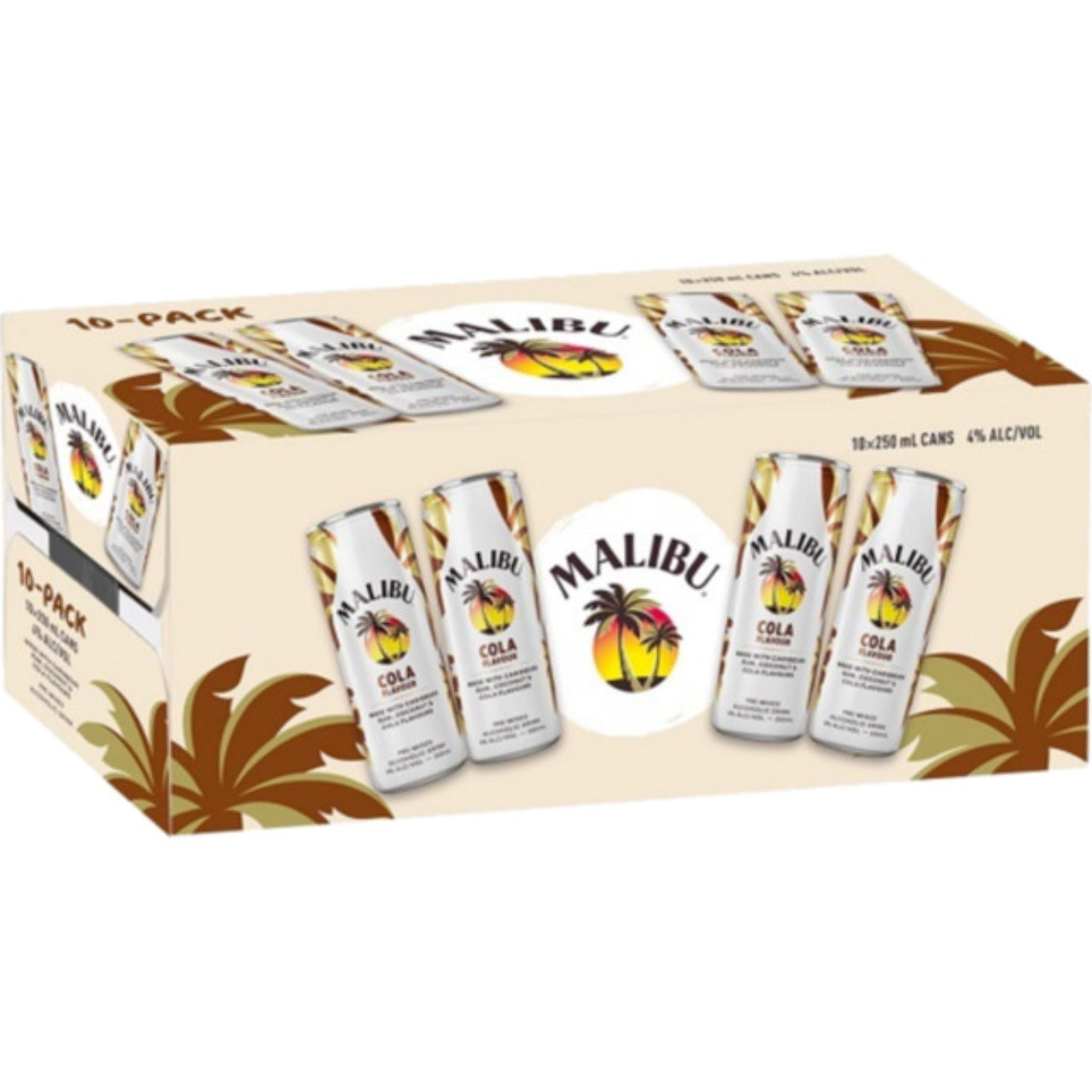 Malibu Caribbean Rum & Cola 250ml 24pk – Sense of Taste