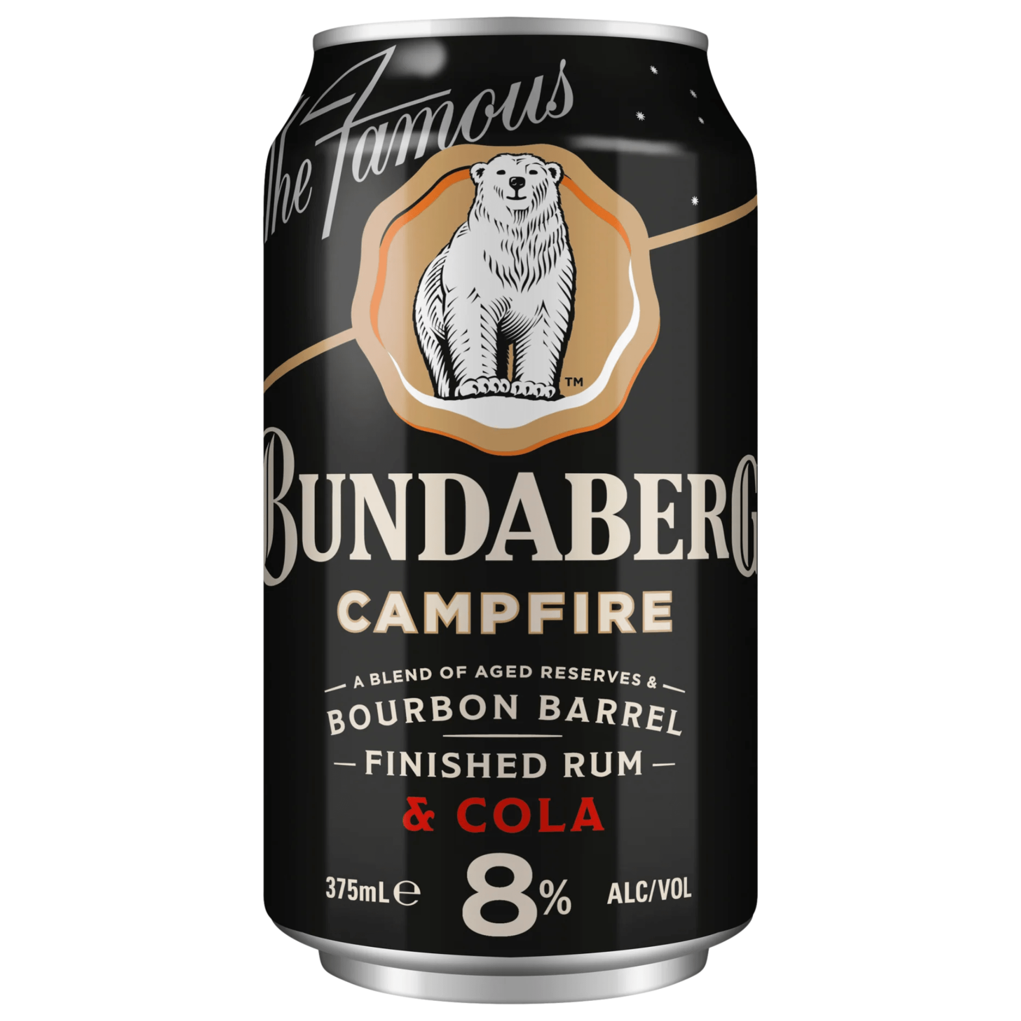 Bundaberg Campfire Rum & Cola 8% Can 375ml – Sense of Taste