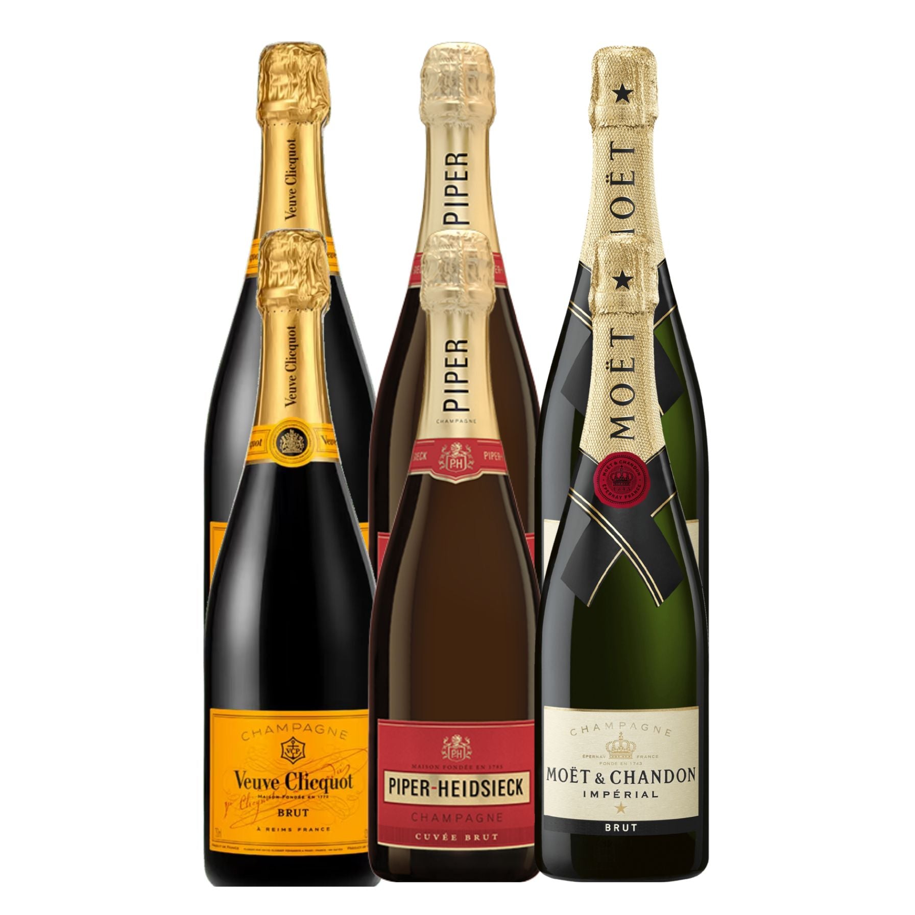 Champagne Classics Bundle – Veuve, Piper, Moët – Sense of Taste