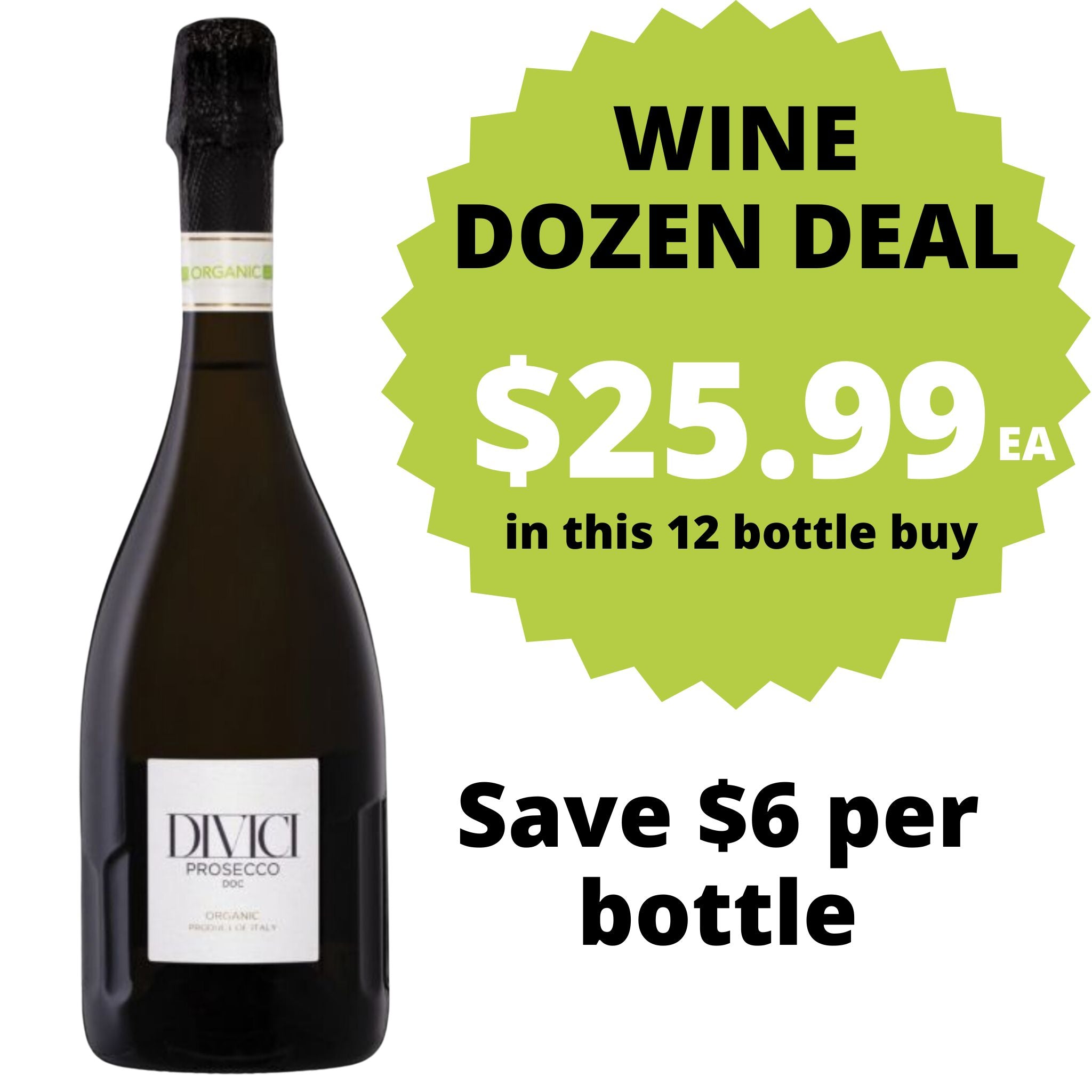 Divici Prosecco DOZEN DEAL | Sense of Taste, Brisbane's Top Liquor Store