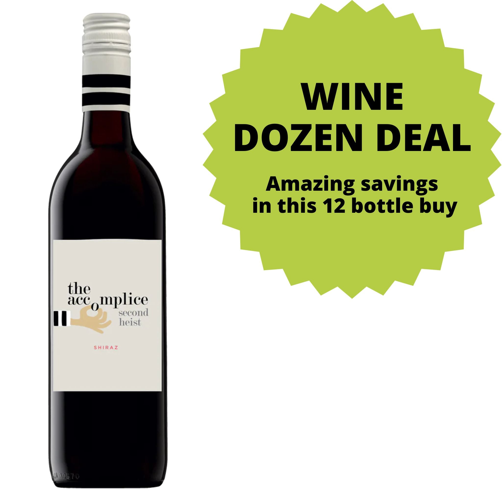 Accomplice Shiraz DOZEN DEAL – Sense of Taste