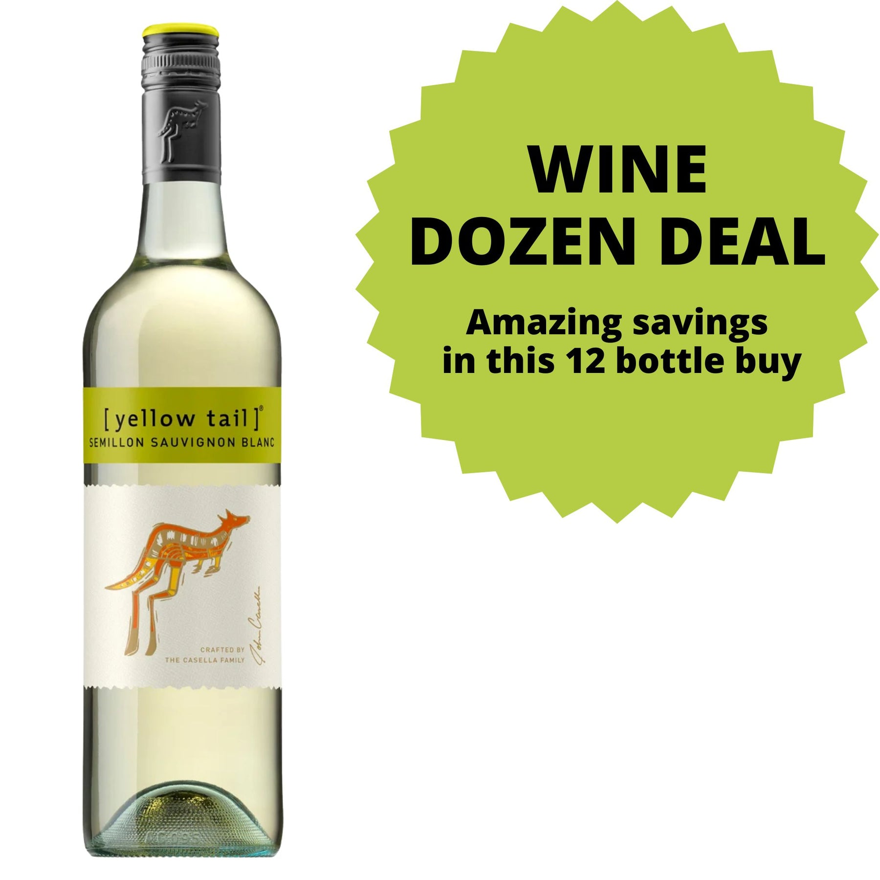 Yellow Tail Semillon Sauvignon Blanc DOZEN DEAL | Sense of Taste, Brisbane's Top Liquor Store