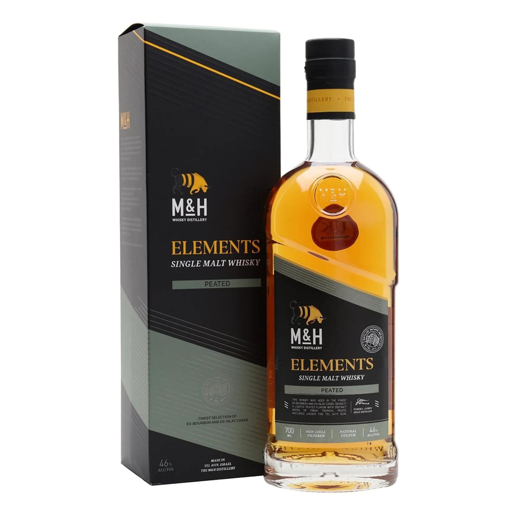 Milk & Honey Elements Peated Single Malt Israeli Whisky | Sense of ...