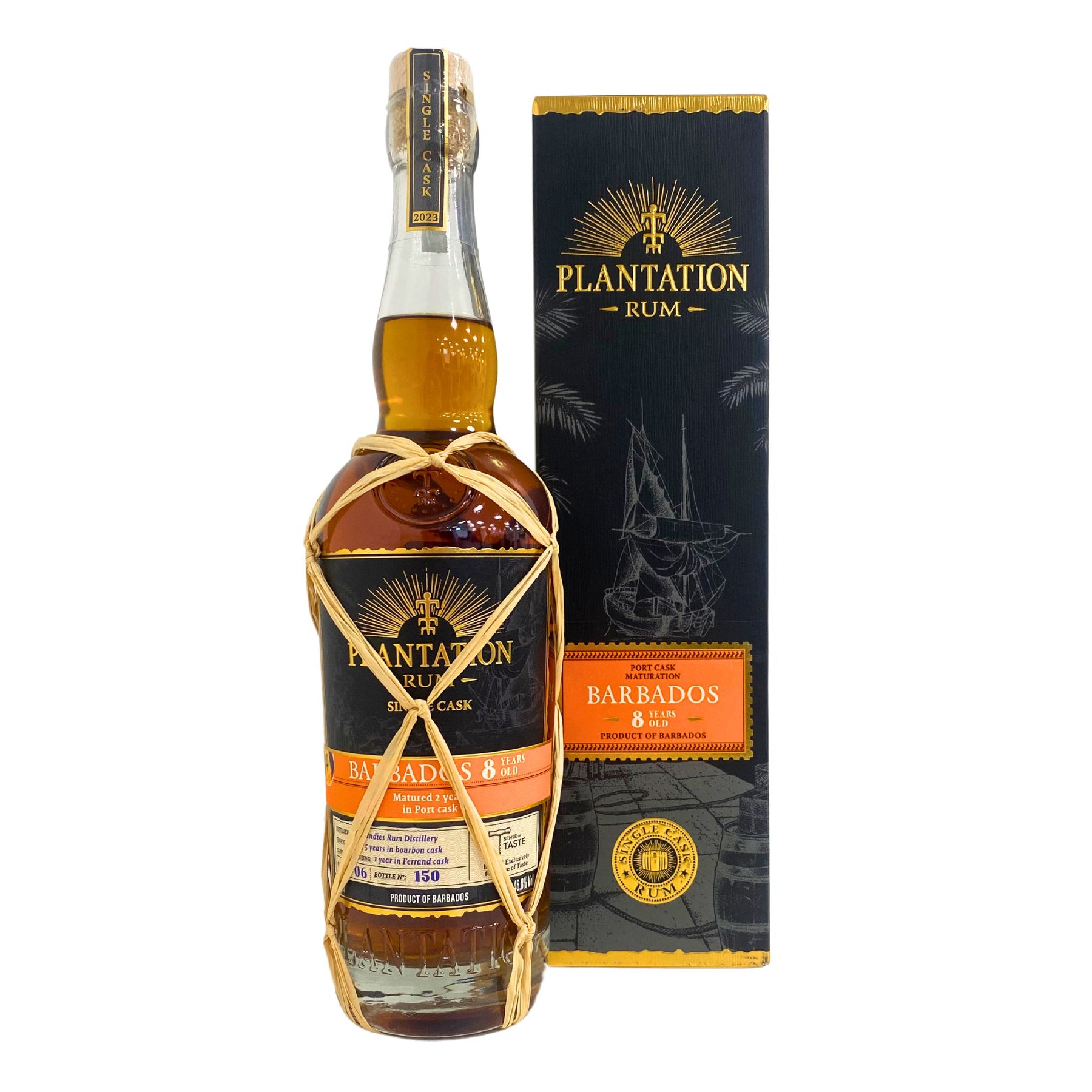 Plantation Rum Barbados 8 Year Old Single Cask Rum - Sense of Taste ...