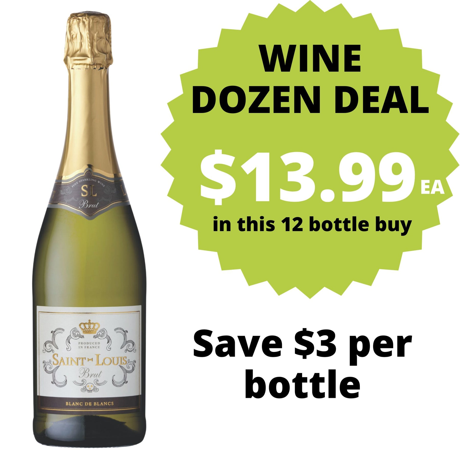 Saint Louis French Sparkling DOZEN DEAL | Sense of Taste, Brisbane's ...