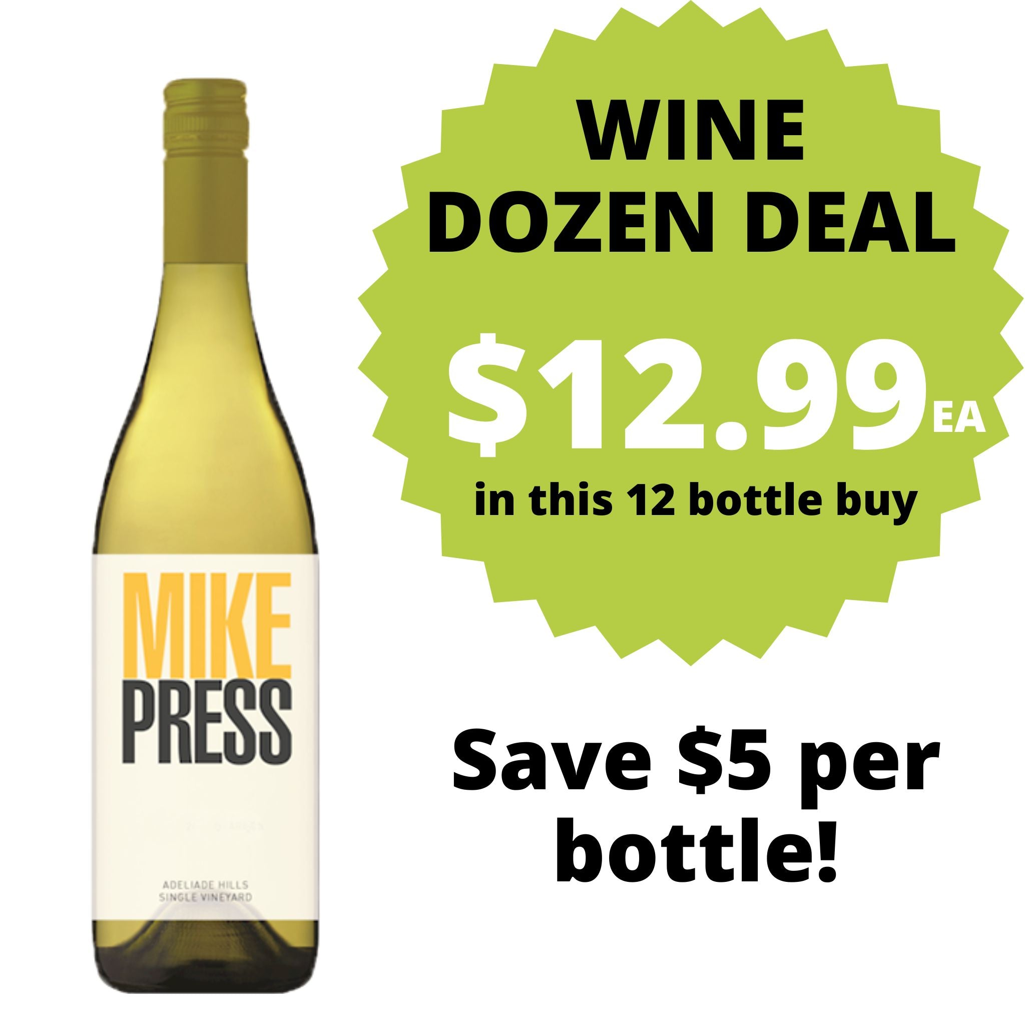 Mike Press Chardonnay DOZEN DEAL – Sense of Taste
