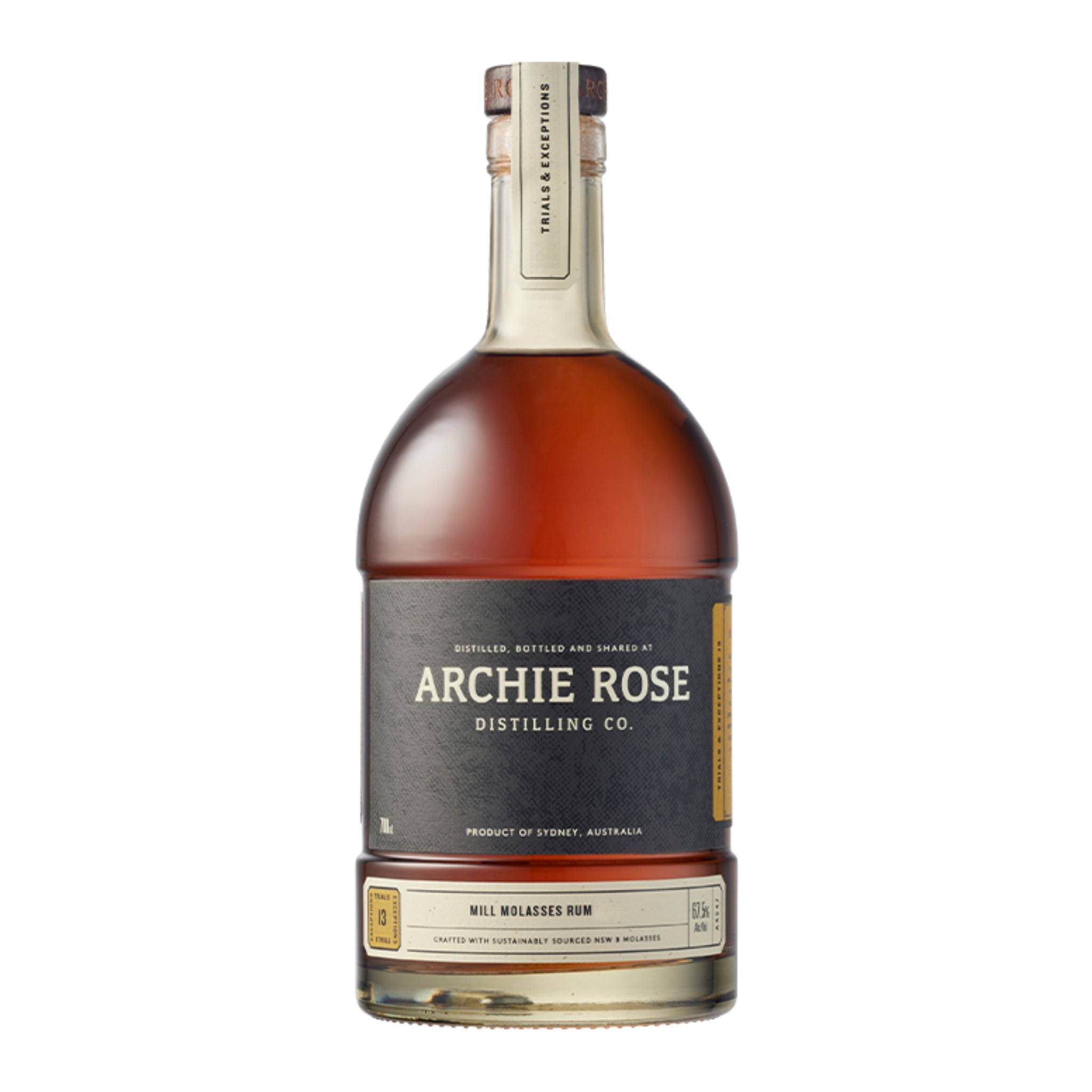 Archie Rose Mill Molasses Rum | Sense of Taste, Brisbane's Top Bottle Shop