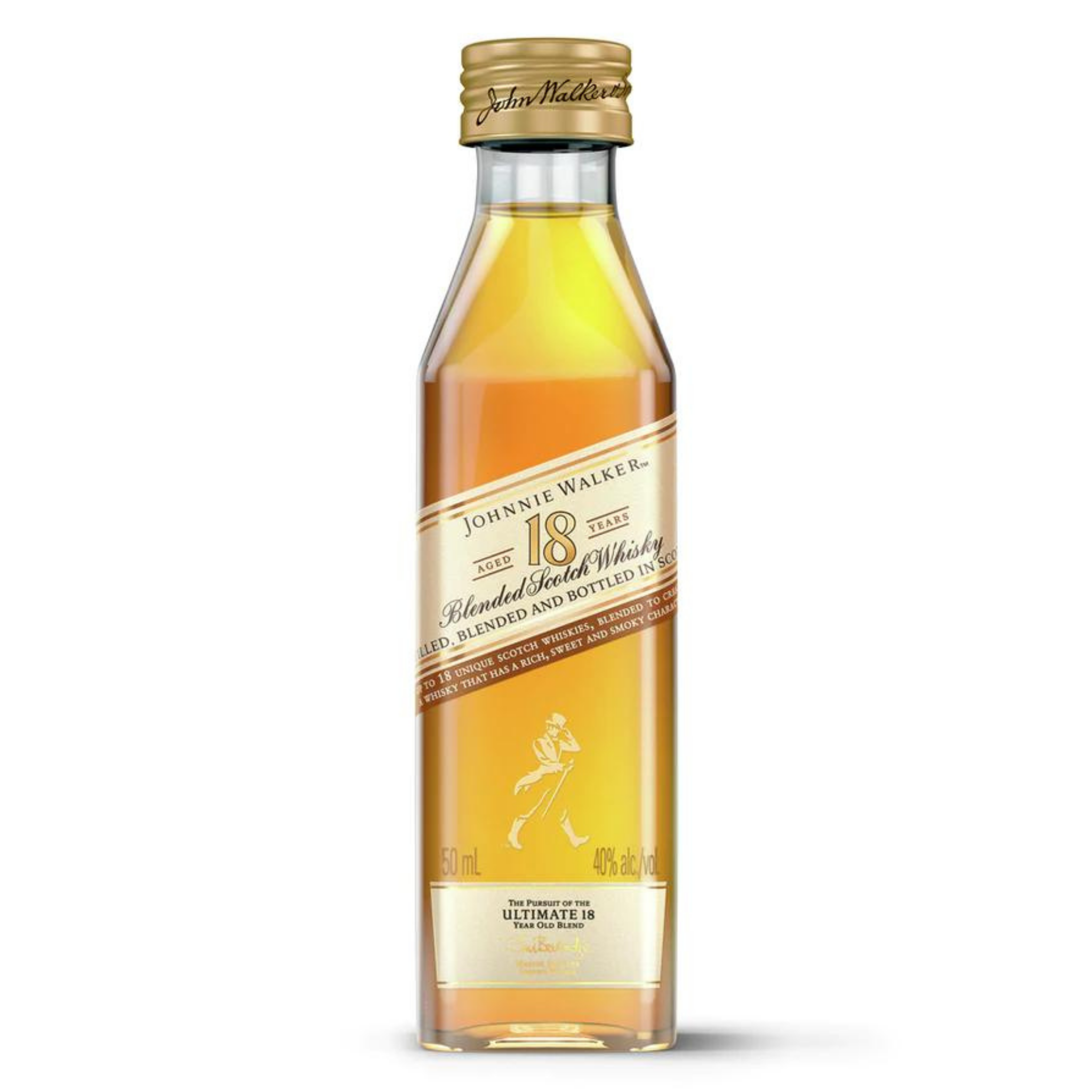 Johnnie Walker Platinum Label 18 Year Old Blended Scotch Whisky Mini ...