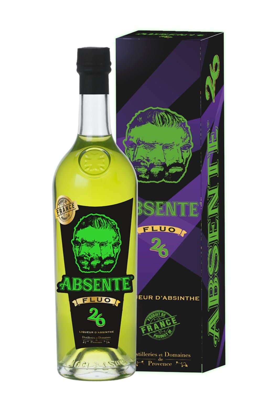 Distillerie de Provence Absinthe Liqueur Fluo 26% 700ml – Sense of Taste
