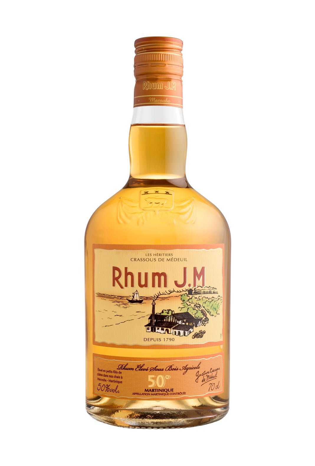 J.M Rum Agricole Ambre 50% 700ml – Sense of Taste